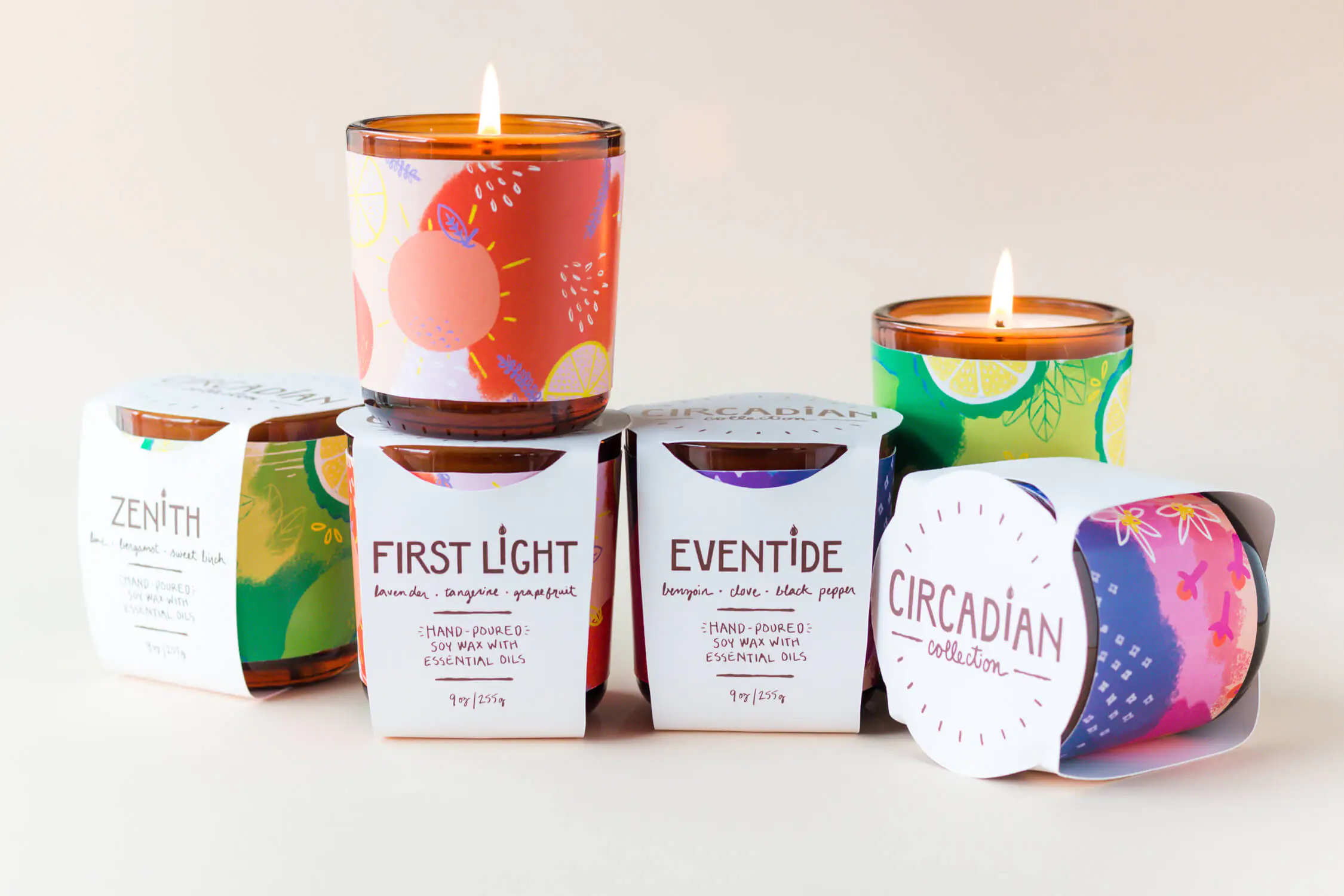 Custom Printed Candle Tags | Kraft Candle Tags